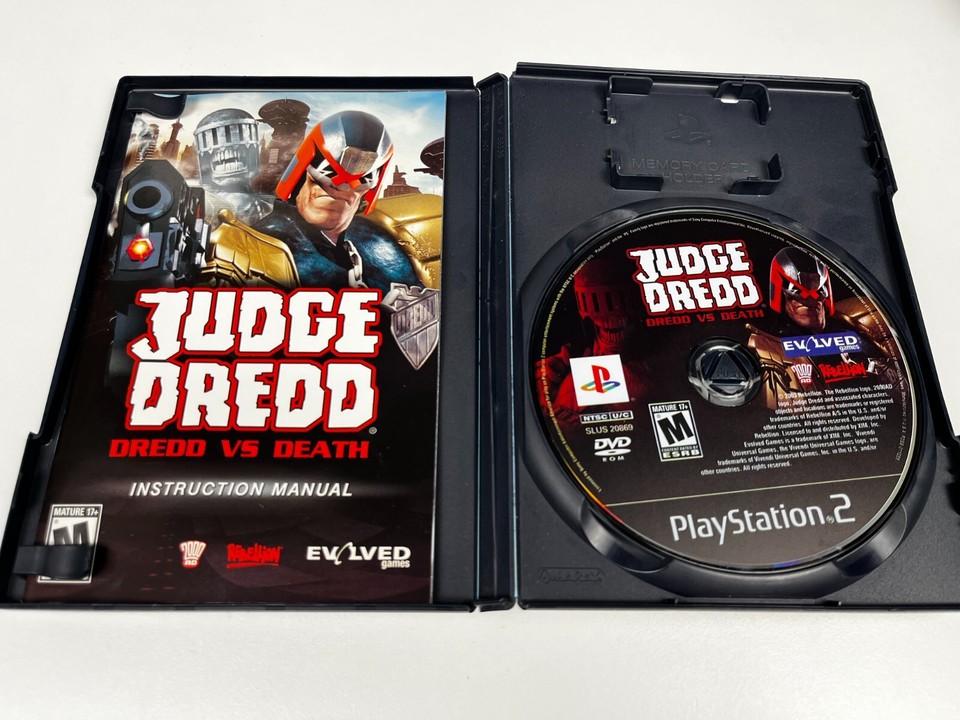 Judge Dredd: Dredd vs Death (Sony PlayStation 2, 2005)(Working ...
