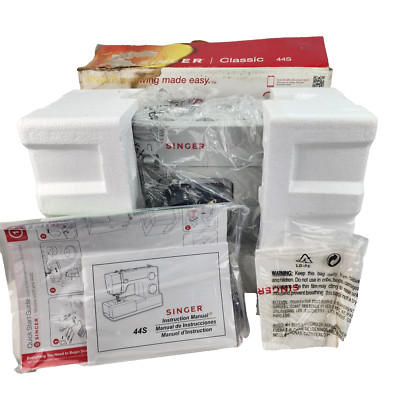 SINGER Classic 44S 23 Stitch Mechanical Sewing Machine New Open Box ...