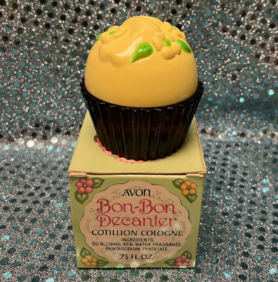 Avon Bon Bon Decanters COTILLION Cologne Perfume 0.75 Fl Oz NEW - Old ...
