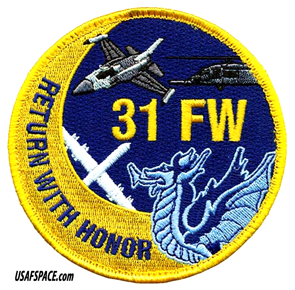 USAF 31st FIGHTER WING -31 FW- NATO USAFE -Aviano AB, Italy- ORIGINAL ...