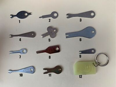 Emergency light test keys **Choose which one you need** Inc Vat Test ...