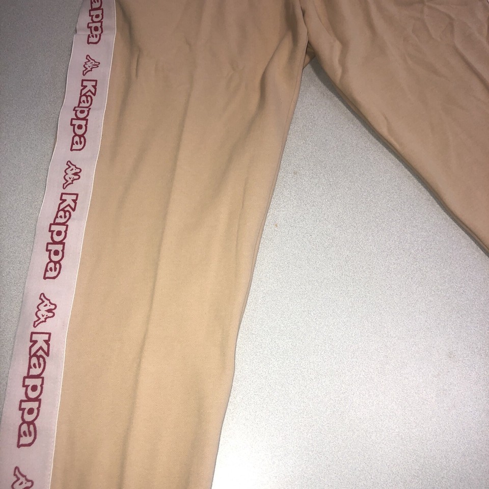Kappa Authentic Men SweatPants Beige Lt Sand-Red MSRP $90 Sz XXL ...