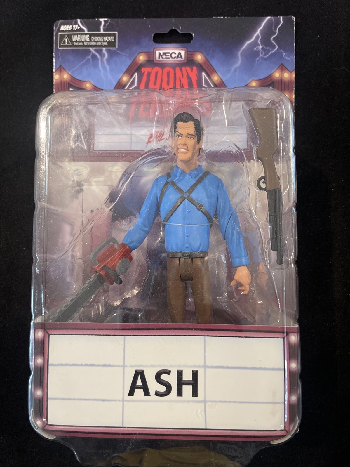 Ash Army of Darkness Chainsaw Arm NECA Toony Terrors - Evil Dead 2 ...