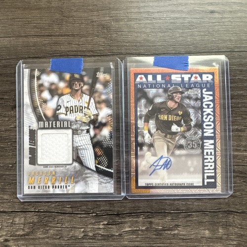 2025 Topps Series 2 Jackson Merrill Auto 1990 All-Stars Chrome Mojo ...