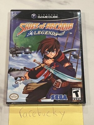 Skies of Arcadia Legends (Gamecube) NEW SEALED Y-FOLD BLACK LABEL, NEAR ...