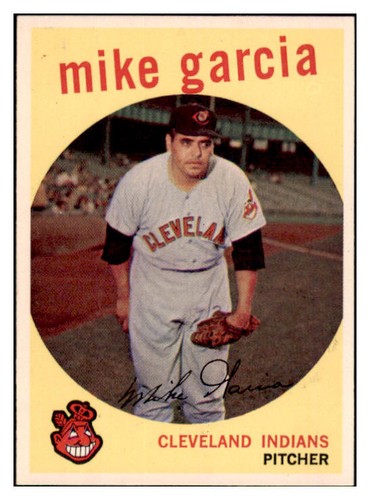 1959 TOPPS #516 MIKE GARCIA INDIANS EX-MT 497883 (KYCARDS) | eBay