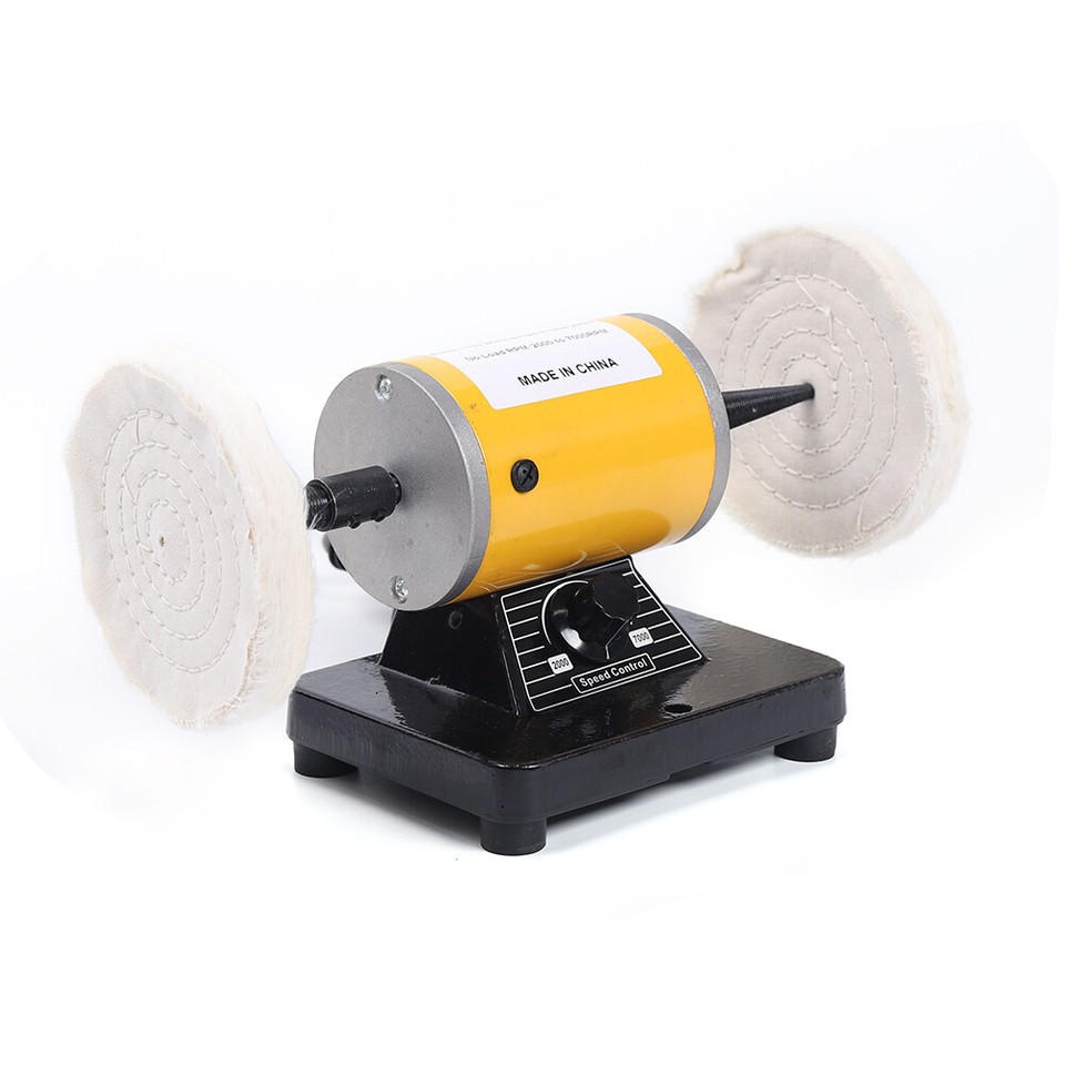 200W Jewelry Polishing Buffing Machine Lathe Benchtop Polisher Buffer ...