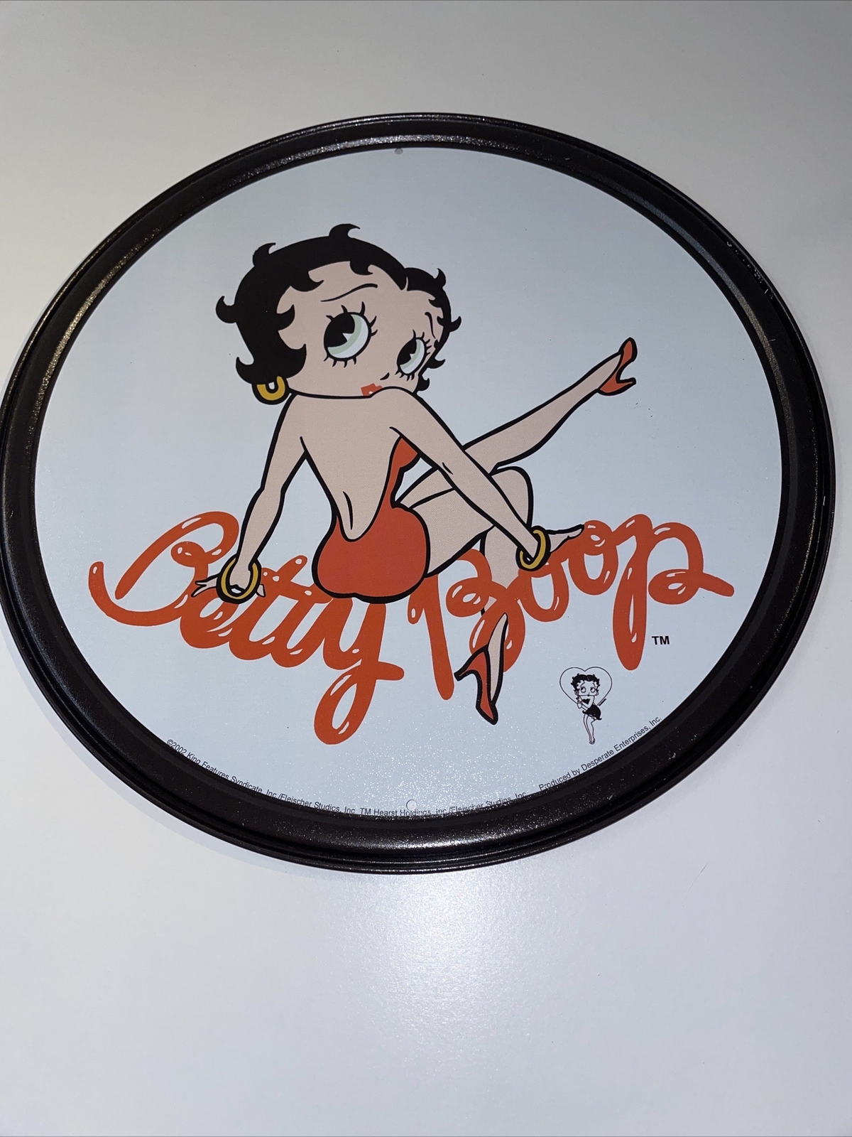 Vintage Betty Boop 11 3/4" Round Metal Sign (2002) from King feature ...