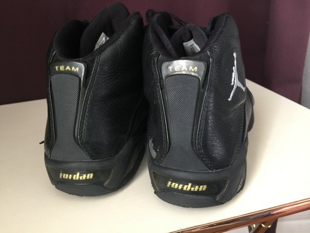 Size 11 - Jordan Team Reign Mid Black Metallic Silver for sale online ...