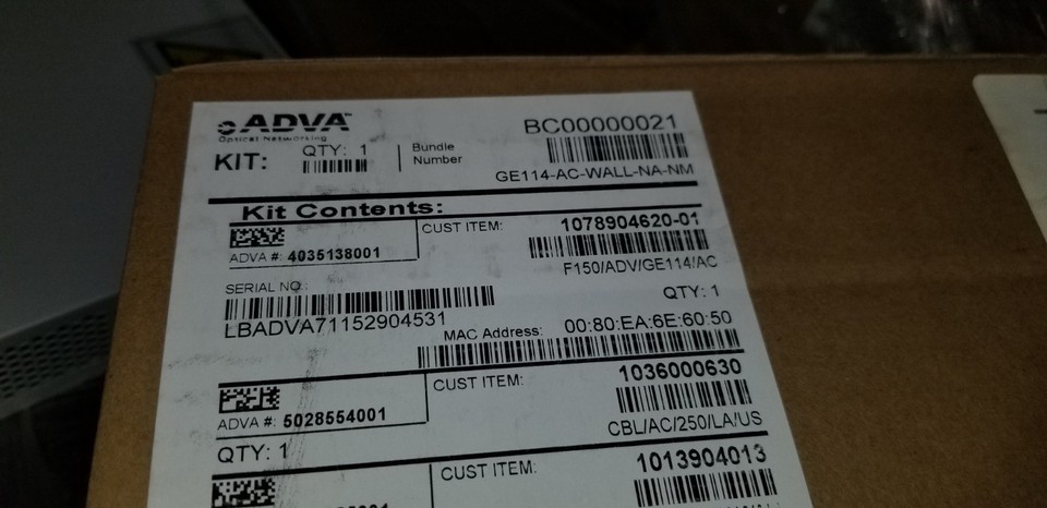 ADVA FSP 150CC-GE114 / 1078904620-01 Networking Module | eBay