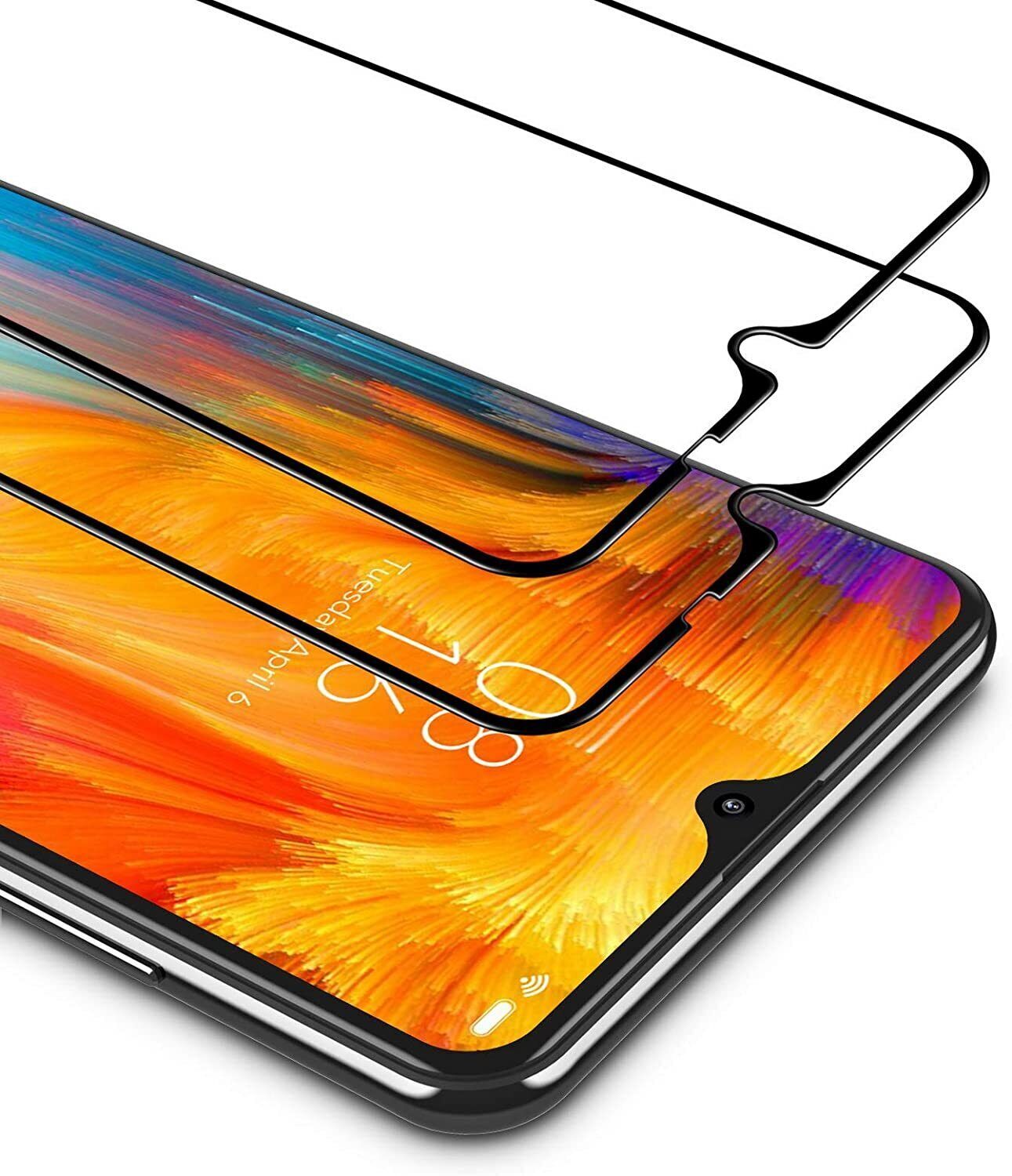 KIT 2 VETRO temperato x Vivo Y72 5G V2111A V2058 Pellicola protezione ...