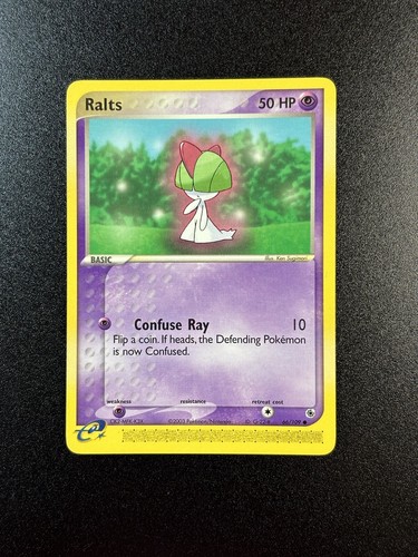 Pokémon TCG Ralts EX Ruby and Sapphire 66/109 Regular Common LP | eBay