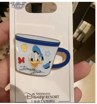 Disney Pin authentic Donald Duck Mug cup Pin shanghai disneyland ...