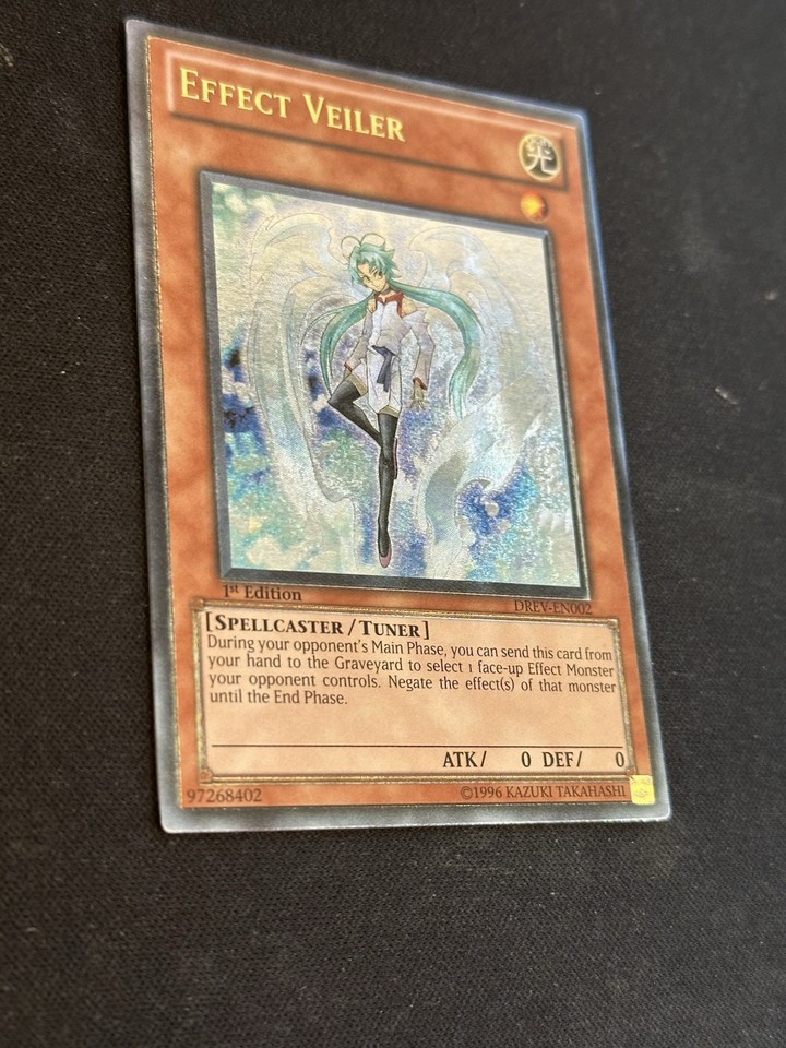 Yugioh 1x Effect Veiler DREV-EN002 Ultimate Rare 1st Edition NM | eBay