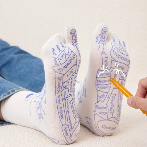 Acupoint Socks Foot Massage with Stick Acupressure Set Tool for ...