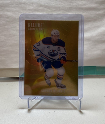 2025-26 Upper Deck Allure Connor McDavid Color Flow Orange-Yellow CF-30 ...