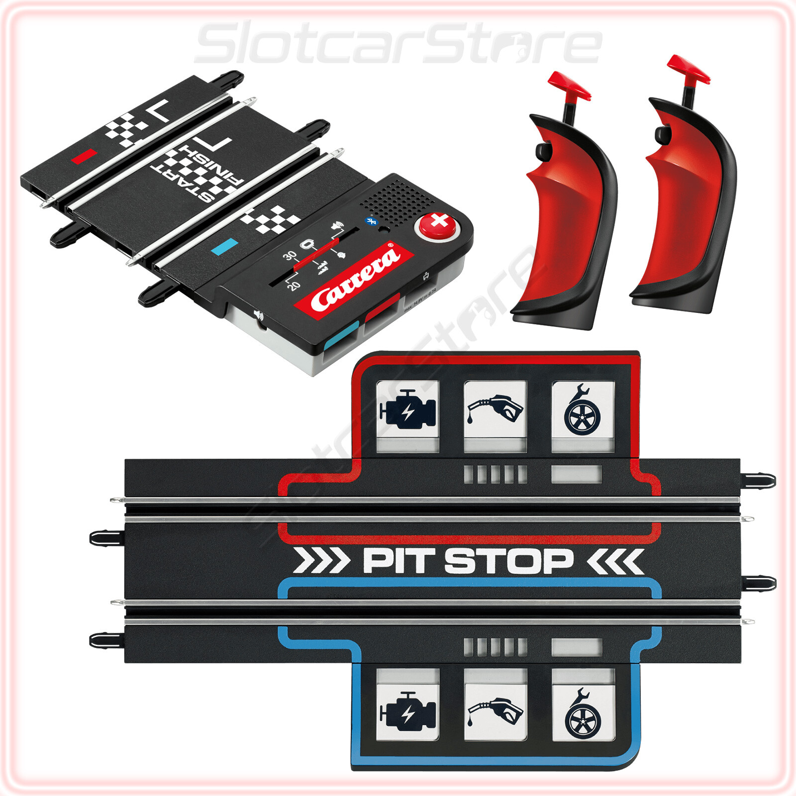 Carrera GO Plus 61665 Upgrade Kit with Wireless Handheld Controller ...