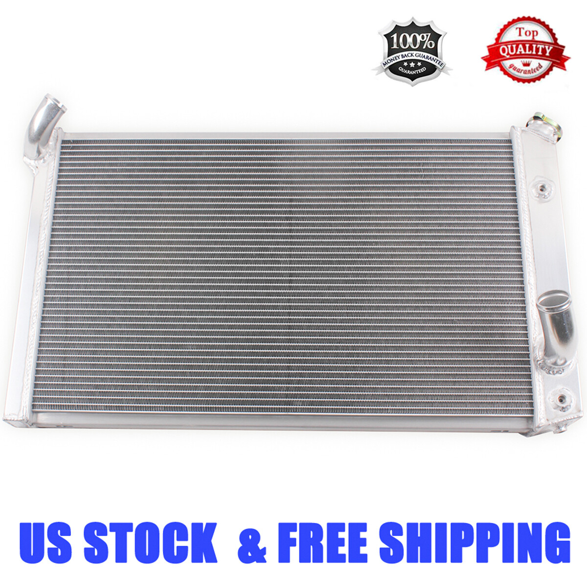 3Row Core Radiator For 1973-1976 1974 1975 Chevy Corvette C3 V8 5.7L 7 ...