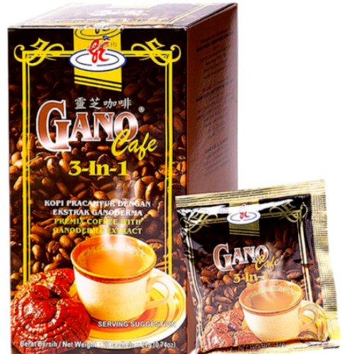 Gano Excel Cafe 3 in 1 Coffee Ganoderma Reishi 10 BOXES FAST SHIPPING ...