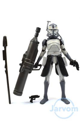 Star Wars 3.75" TCW Clone Wars CW17 Phase II Clone Commander Wolffe ...