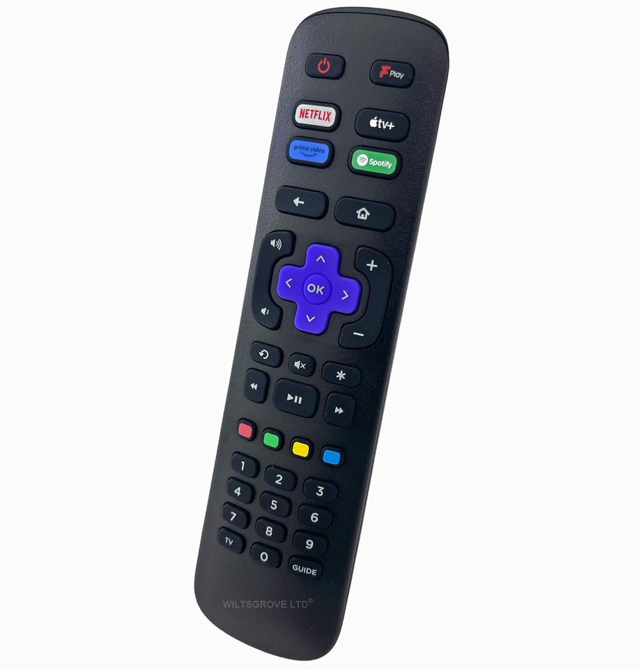 Genuine TCL RC-NWIR TV Remote Control For 32RS530K Roku 4K Ultra HD HDR ...