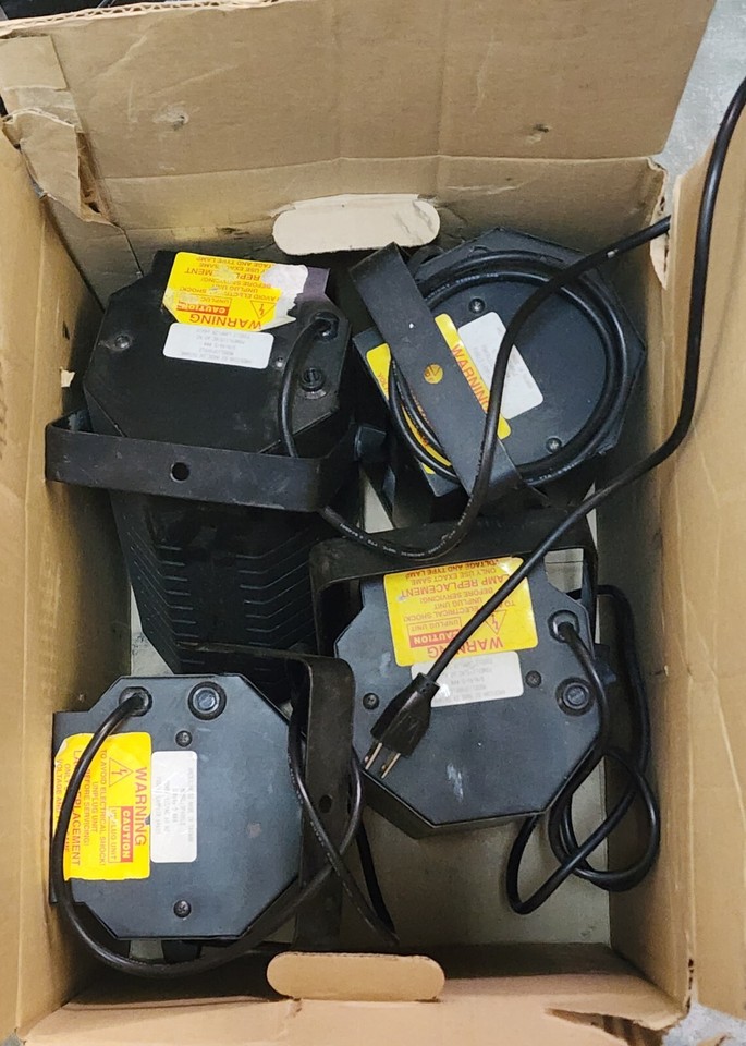 49+ PC Lot Vintage Stage Lights and Equipment, BARCO, American DJ, LEE ...