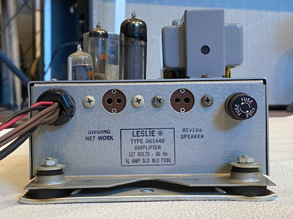 Leslie Type 061440 Vintage 16W Reverb Amplifier 122RV / 147RV Hi-Fi ...