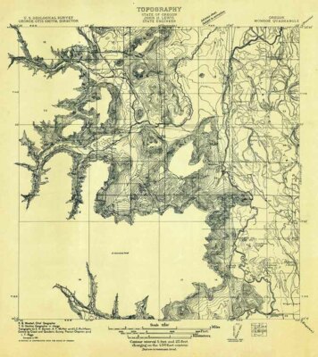Reproductions - 1911 Topo Map