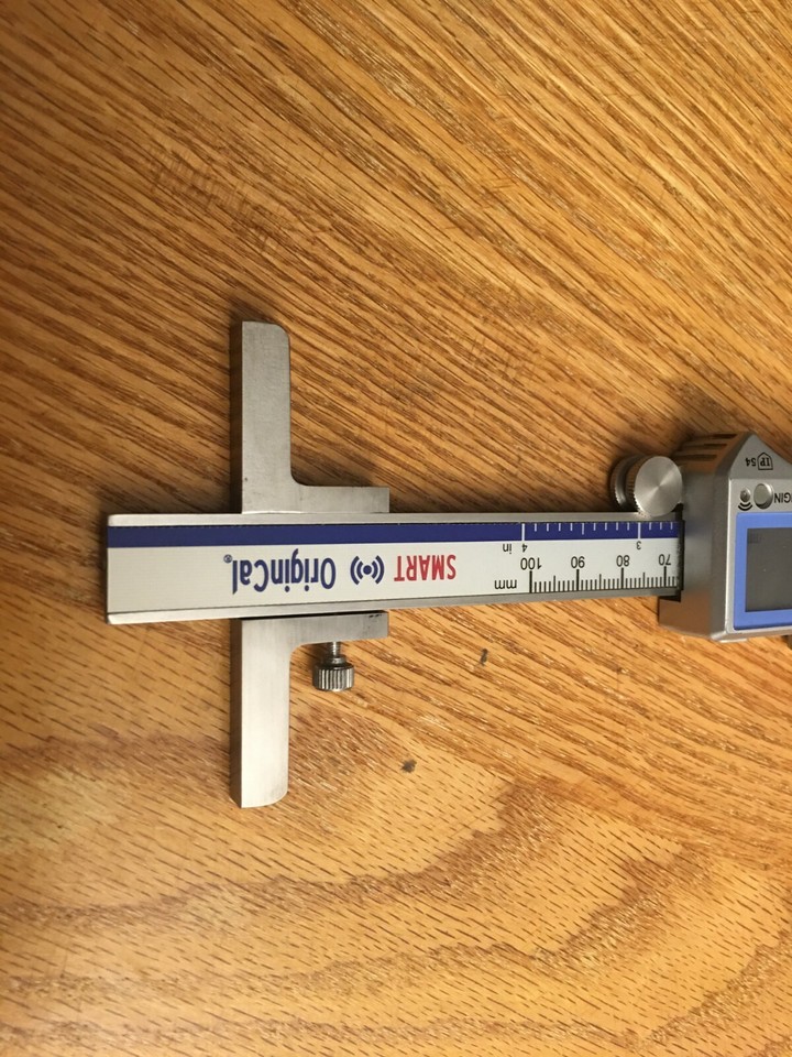 IDEA Engineering Caliper Depth Base T-Bar Attachment for Dial/Digital ...