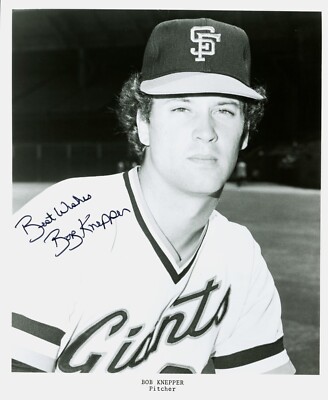 Giants Pitcher Bob Knepper Signed Photo | eBay