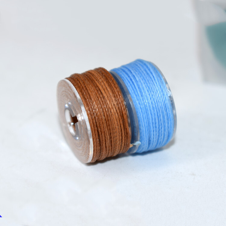 1Box 0.45mm Waxed Polyester Cord Thread Mixed Color about 17.49 yards ...