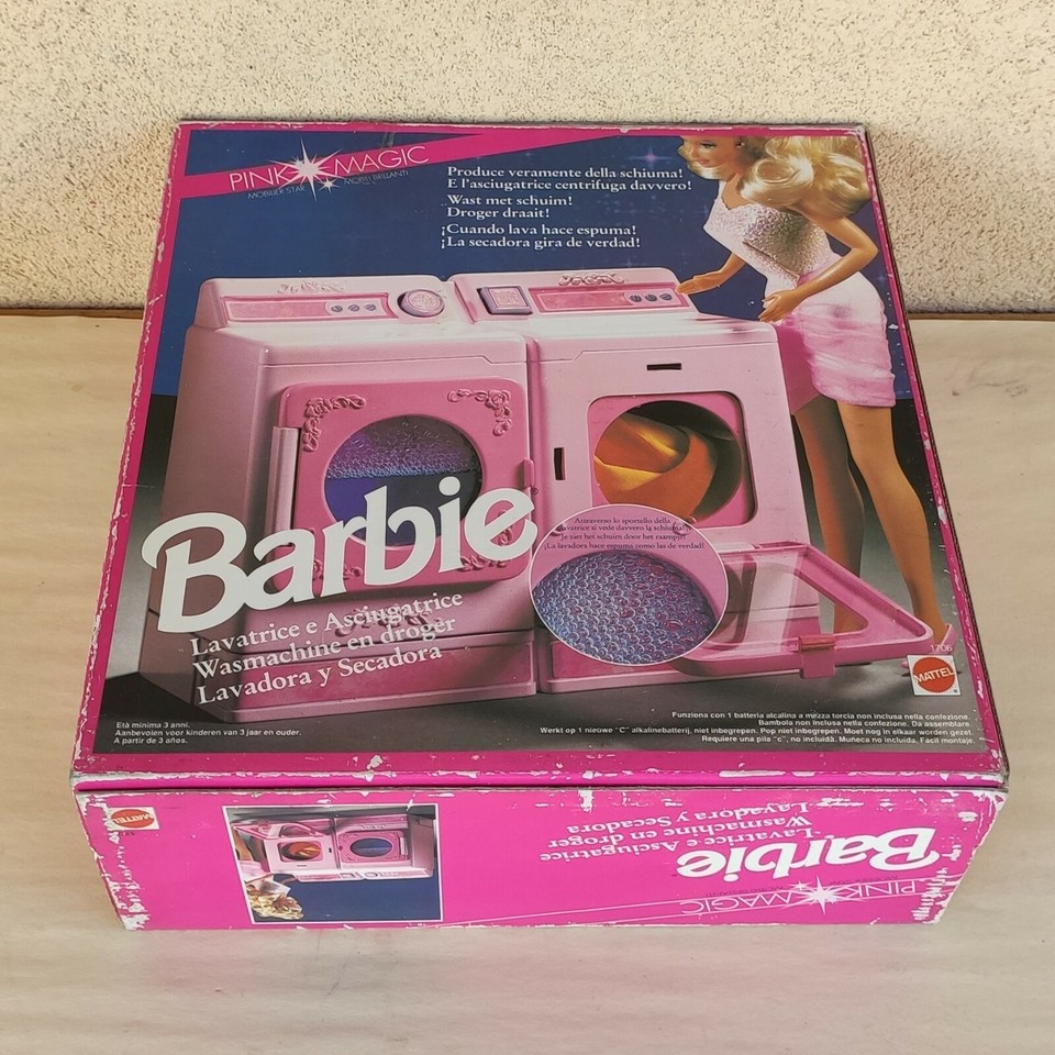 Barbie Pink Magic Washer & Dryer Vintage New Sealed 1991 | eBay