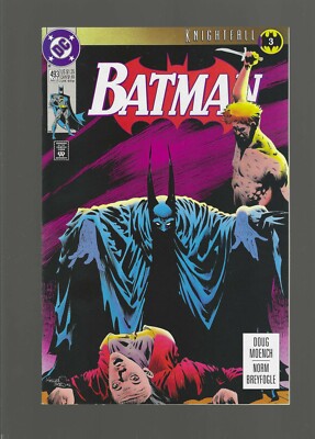 Batman #493 (1993, DC) Mint 9.6+ Knightfall part 3, ZSASZ Storyline ...