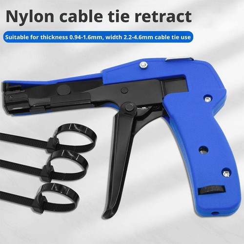Nylon Wrap/Cable Zip Tie Strap Cutting Hand Tool Gun/Cutter Tension ...