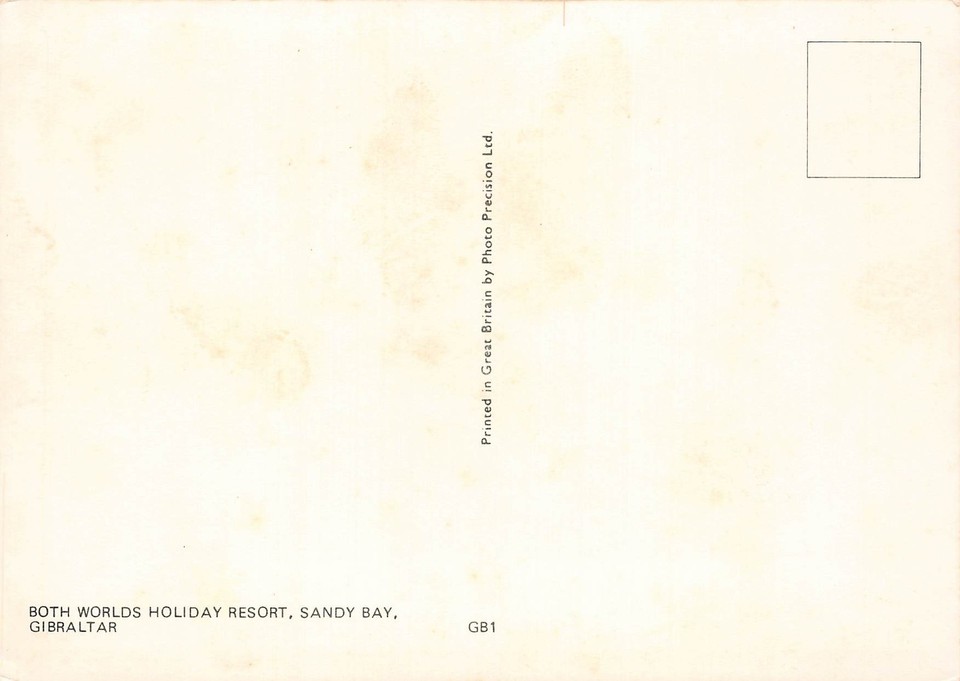 ROYAUME UNI GIBRALTAR BOTH WORLDS HOLIDAY RESORT SANDY BAY | eBay