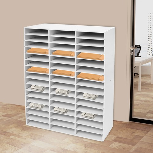 48 Compartments Mail Sorter Organizer Paper and Mail Organizer Cabinet ...