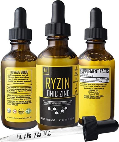 Pure Organic Zinc liquid ionic zinc drops for adults & kids-This trace ...