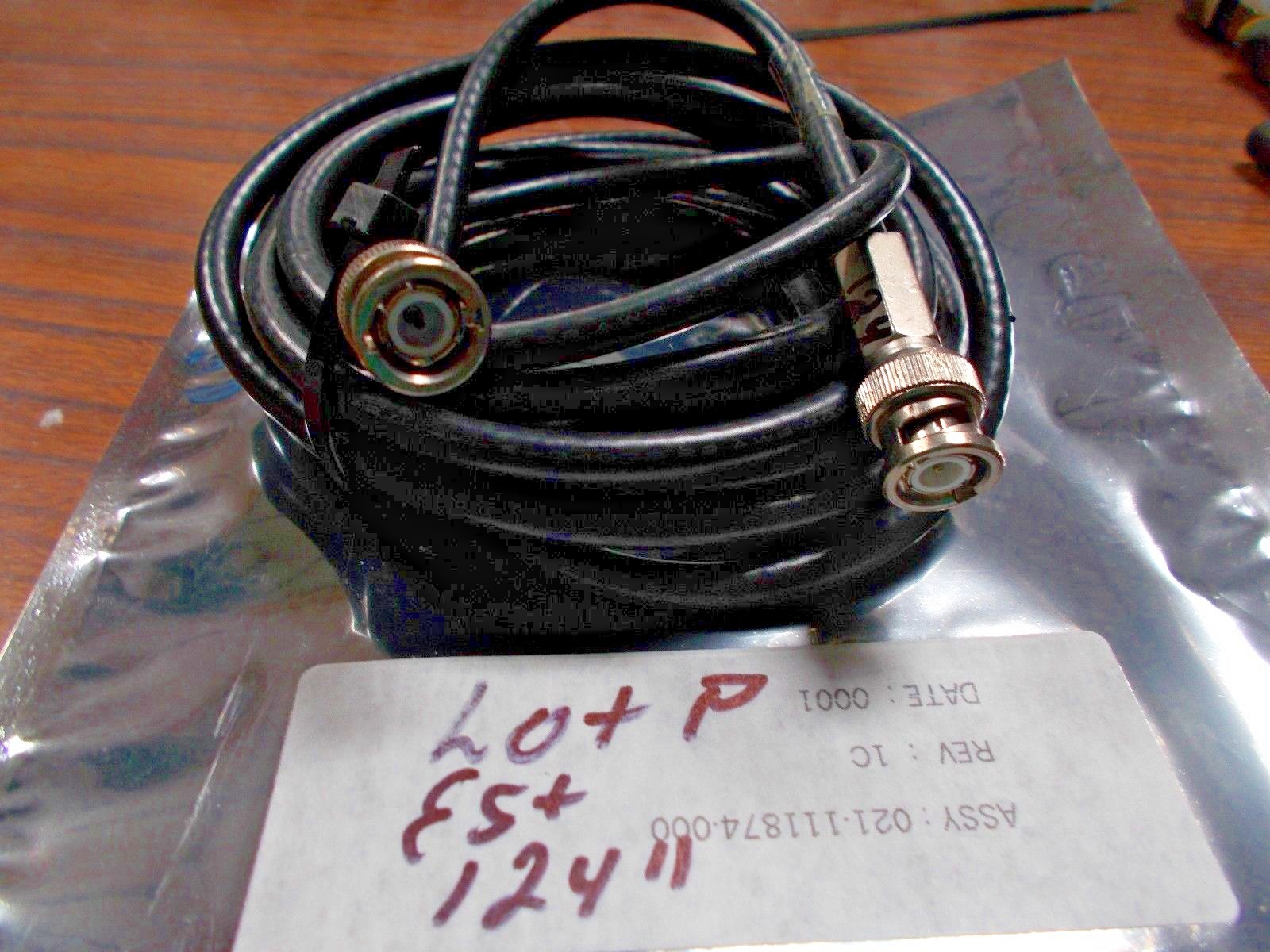 BELDEN 8241 59/U CABLE EST. 124" AWM 1354 SHIELDED E34972, 50 OHM BNC ...