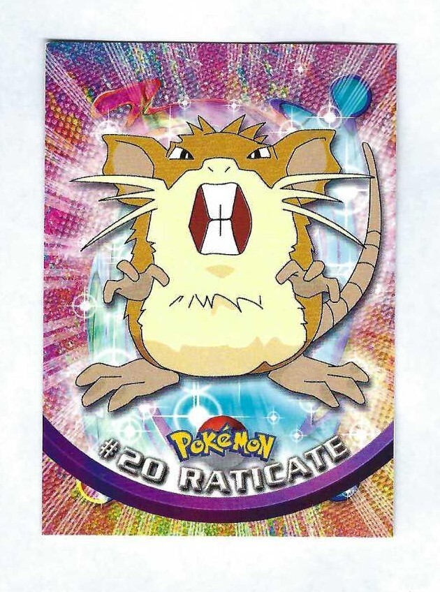 1999 Topps Pokemon #20 Raticate Series 1 Blue Logo Non Holo | eBay