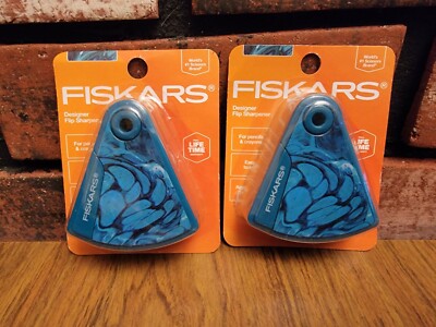 (2) Fiskars Designer Flip Sharpener - Pencils & Crayons | eBay