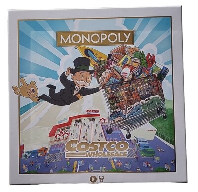 Monopoly Costco Wholesale Limited Collector's Edition Game Board Set ...