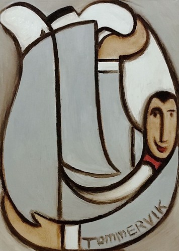 Tommervik Abstract Figurative Pee-wee Herman Playhouse Portrait ...