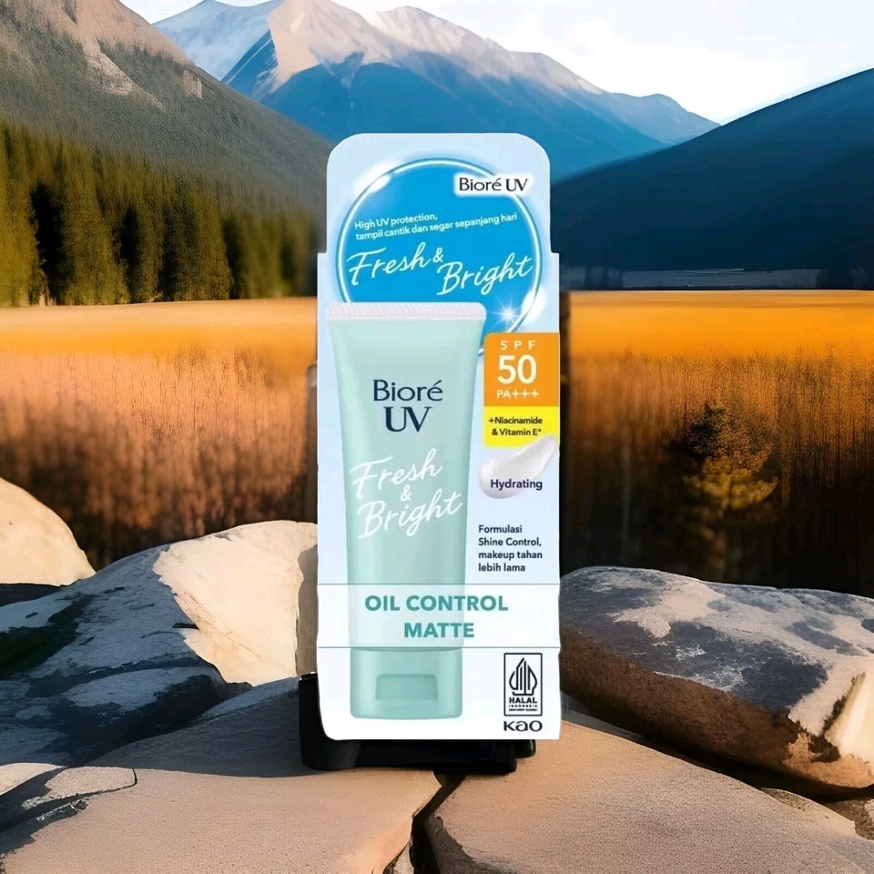 BIORE UV Fresh and Bright bright SPF50+ Daily Sunscreen 30ml | eBay