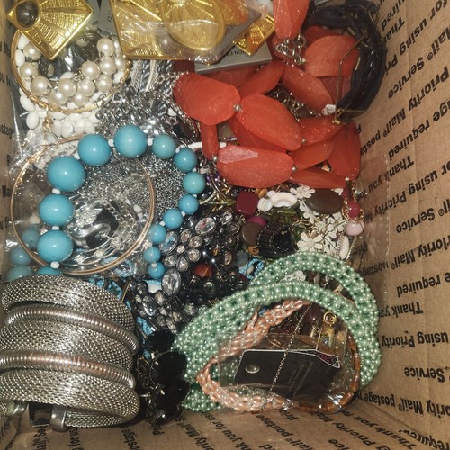 10+ LBS Vintage To Now CRAFT JUNK SCRAP Jewelry Lot Harvest Repurpose ...
