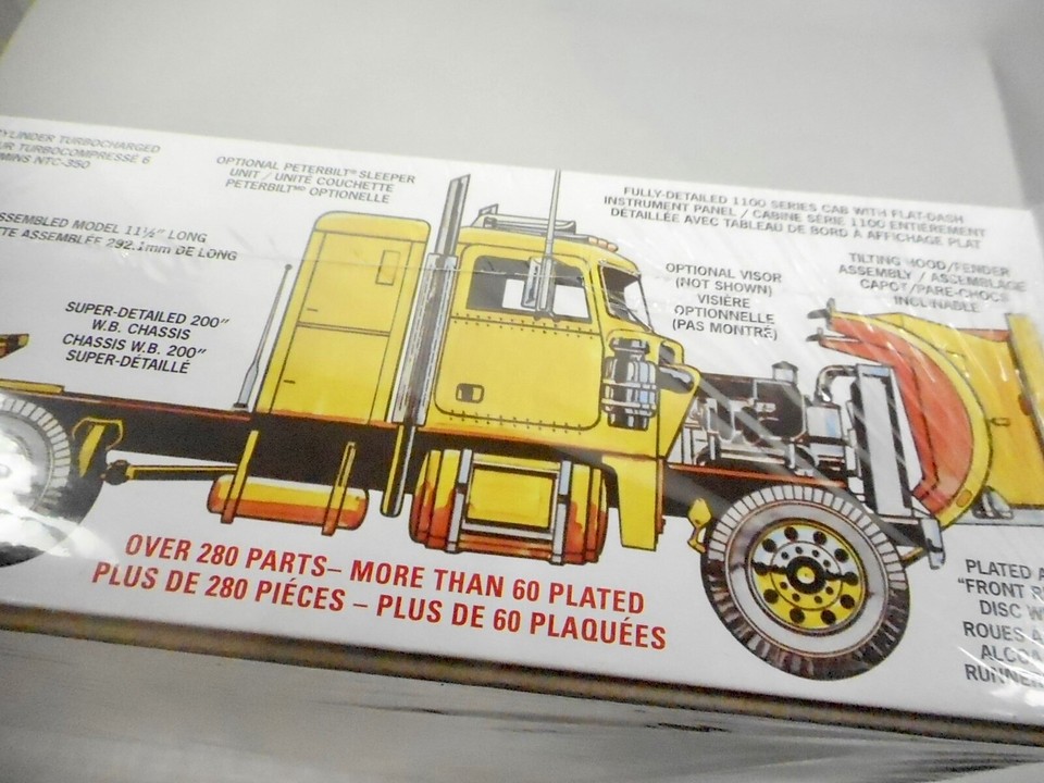 AMT Peterbilt 359 Cross Country Hauler Model Kit 1/25 AMT - Sealed Kit ...