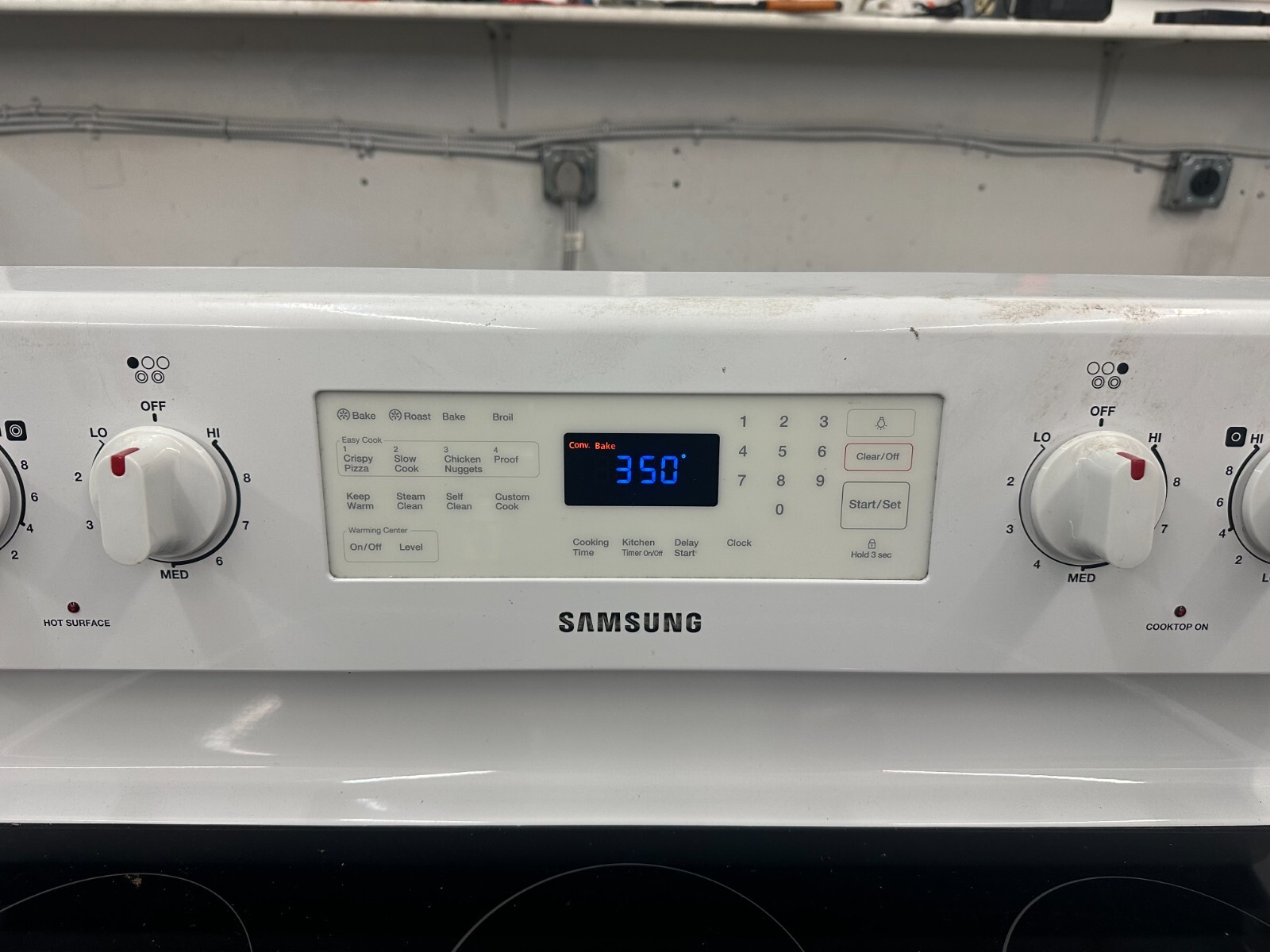 Genuine SAMSUNG Range Oven, Touch Panel Assy # DG34-00020B DE92-03045F ...