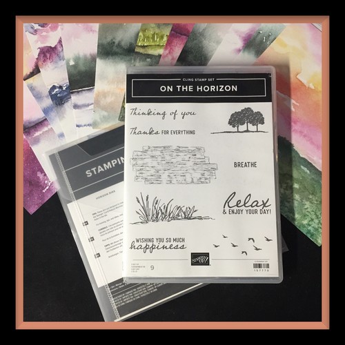 Stampin' Up! ON THE HORIZON Stamp Set, Dies & 24 HORIZON DSP ***NEW ...