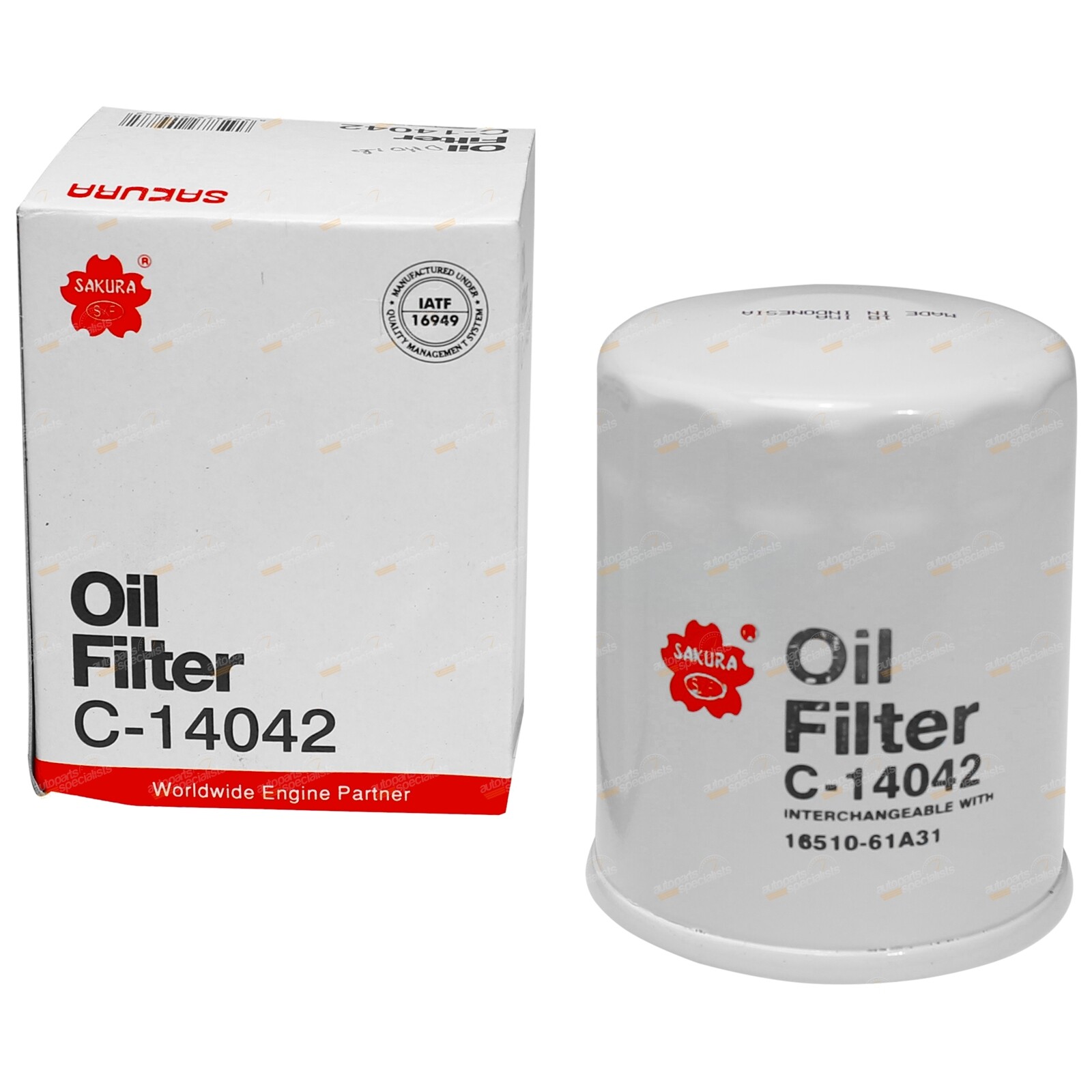 Sakura Engine Oil Filter for Suzuki Jimny SN413 1.3L 4cyl M13A 2005 ...
