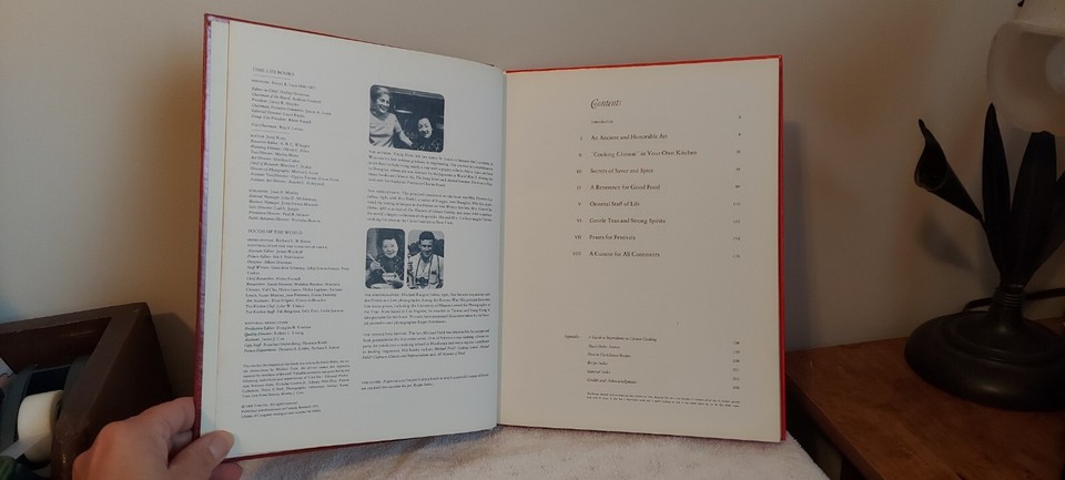 TIME-LIFE FOODS OF THE WORLD: THE COOKING OF CHINA HARDCOVER COOKBOOK ...