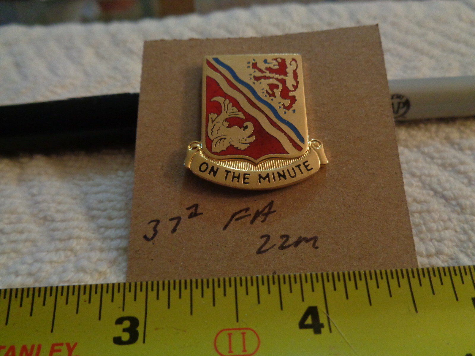 37th Field Artillery 22M Unit Crest, DI, DUI (DRAW#85) | eBay